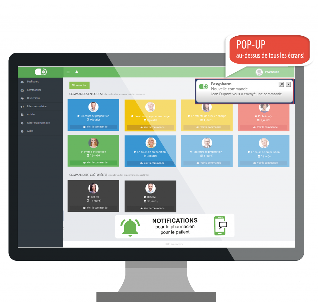 EASYPharm, une interface pour les pharmaciens et leurs patients